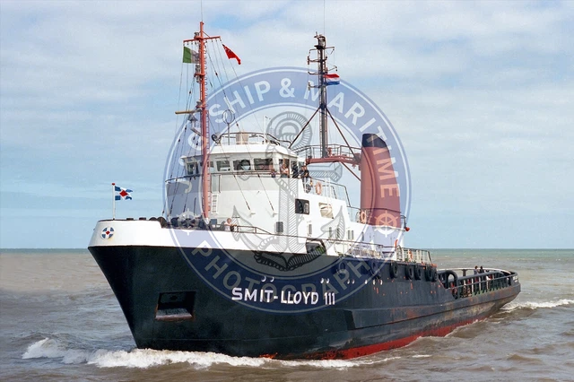 SHIP PHOTO - 1975 Built Offshore Ship SMIT-LLOYD 111 - 6X4 (10X15 ...