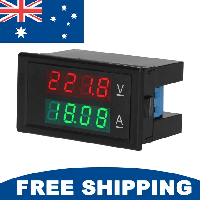 DIGITAL VOLT METER Ammeter Tester 600V AC/DC Dual Display Multi ...