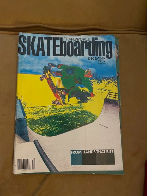 TRANSWORLD SKATEBOARDING MAGAZINE December 1987 Tom Groholski Hawk 12/ ...
