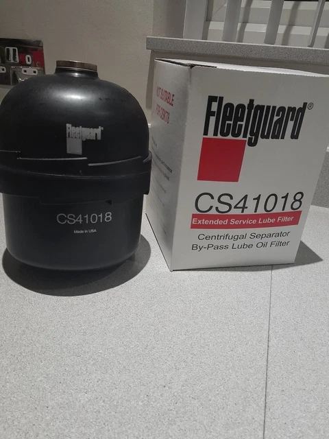 FLEETGUARD CENTRIFUGAL SEPARATOR By-pass Lube Oil Filter CS41018 £60.00 ...