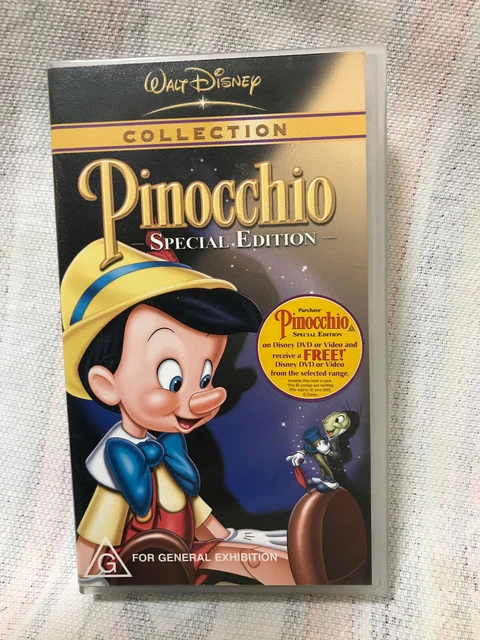 PINOCCHIO - VHS Video Tape - Special Edition (Walt Disney Collections ...