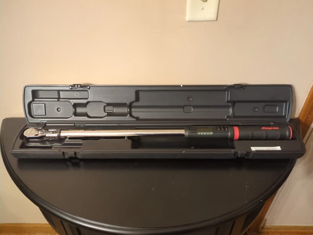 SNAP ON 1/2& Drive TechAngle Torque Wrench 15–300 ft-lb Atech3fr300b ...
