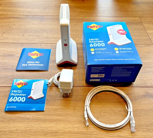 AVM FRITZ!REPEATER 6000 WLAN Repeater - Weiß (20002908) EUR 141,81 ...