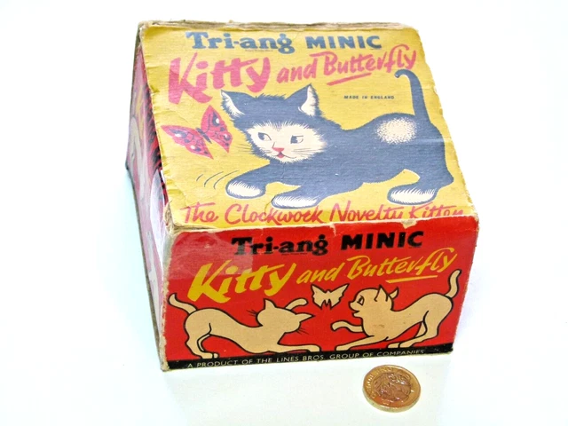 BOX ONLY TRIANG Minic Kitty And Butterfly 1950S Vintage Toy £9.99 ...