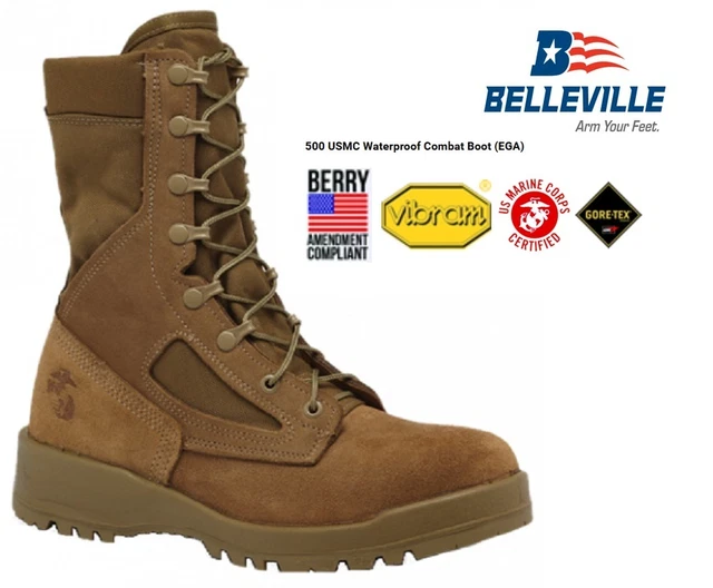 US MARINE CORPS Usmc Eag Belleville 500 Goretex Boots Army Boots ...