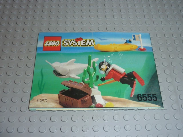 NOTICE BUILDING INSTRUCTION booklet LEGO City Set 6555-1: Sea Hunter ...