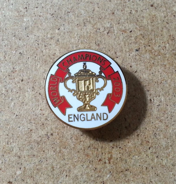 ENGLAND 2003 RUGBY Union World Cup Winners Enamel Badge £6.99 - PicClick UK