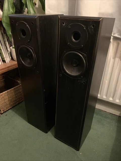 GALE MODEL 4 Floorstander Speakers Black £31.90 - PicClick UK