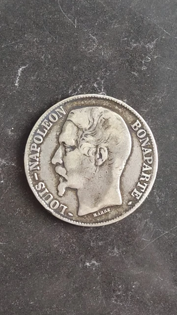 LOT D' 1 et 5 francs Louis Napoléon 1852 A EUR 125,00 - PicClick FR