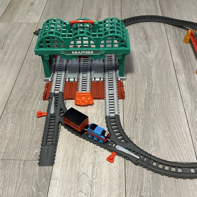 KNAPFORD STATION THOMAS & Friends Trackmaster Motorised Train Track Set ...