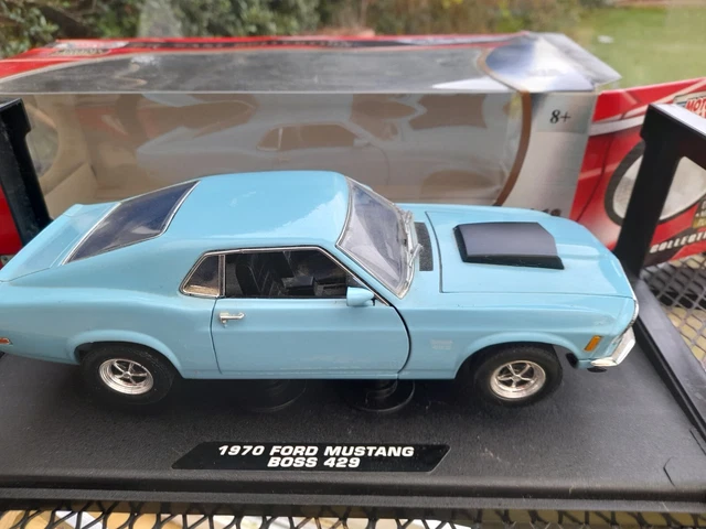 MOTOR MAX DIE cast collection 1970 Ford Mustang Boss 429 model with box ...