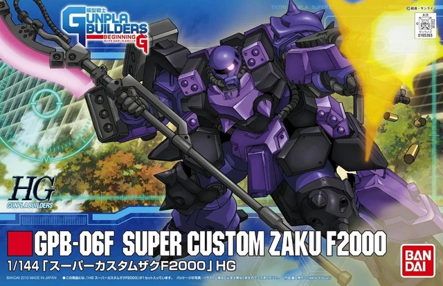 HG1/144 GPB-06F SUPER Custom Zaku F2000 Model Warrior Gunpla Builders ...