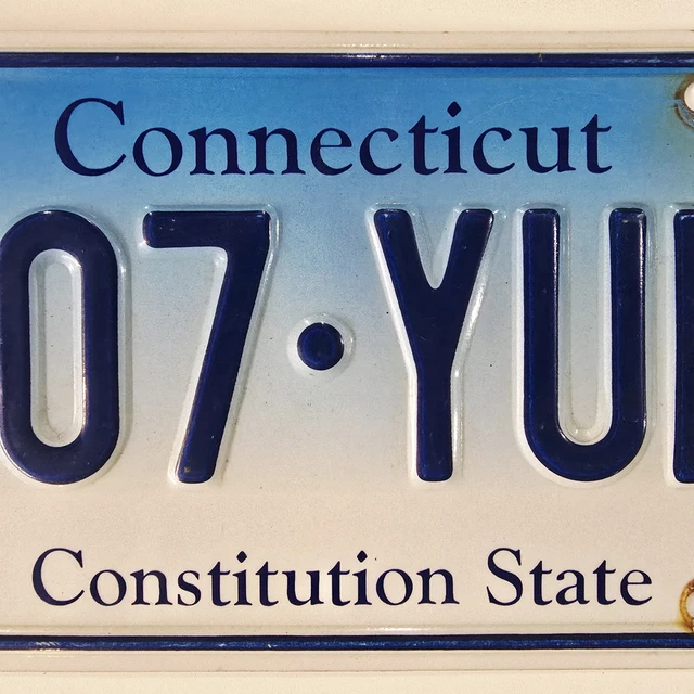 CONNECTICUT LICENSE PLATE 🔥Free📫🔥 507 Yup ~ Ct Tag $20.86 - PicClick CA