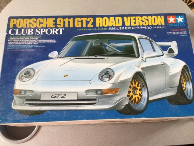 TAMIYA 24247 PORSCHE 911 GT2 Road Version Club Sport Car Model Kit ...