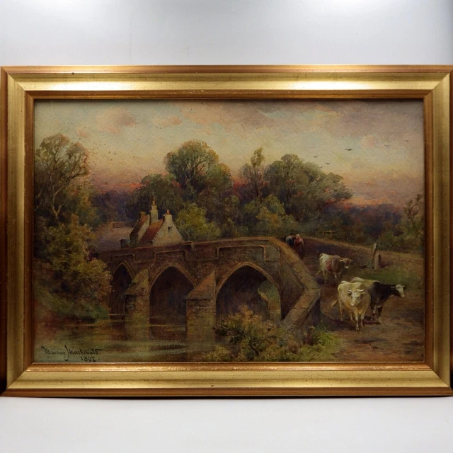 ANTIQUE 19TH CENTURY Original Murray Macdonald Signed WATERCOLOUR ...