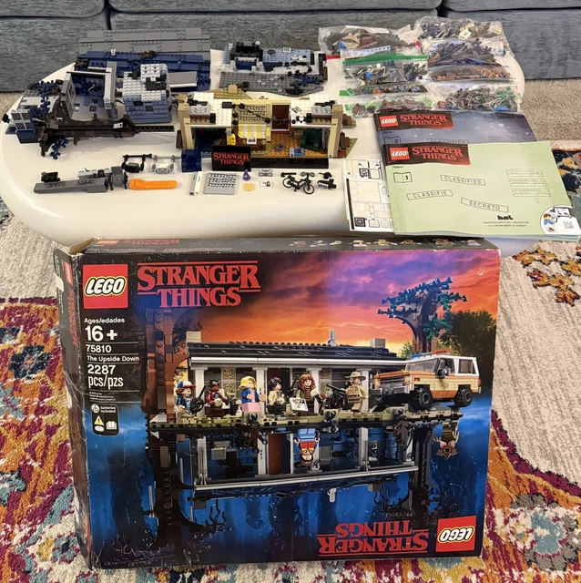 LEGO STRANGER THINGS The Upside Down 75810 SET ONLY No Minifigs w/ box ...