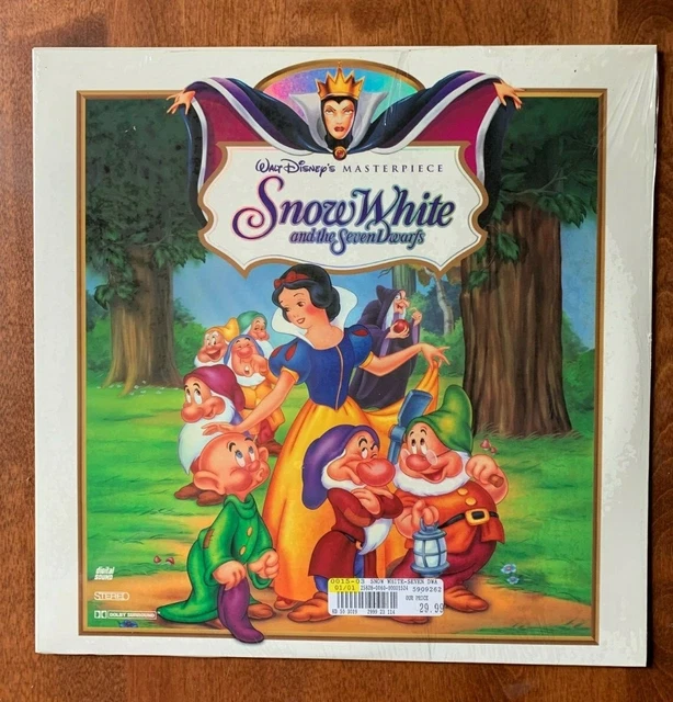 WALT DISNEY'S SNOW WHITE AND THE SEVEN DWARFS Laserdisc NEW AND SEALED ...