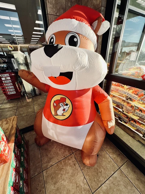 BUC-EE'S BUC-EE BEAVER 6' Ft Holiday Christmas Inflatable Lighted ...