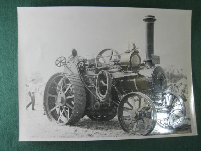 STEAM TRACTION ENGINE, Original photo John Fowler & son "TOMMY MO780" £ ...