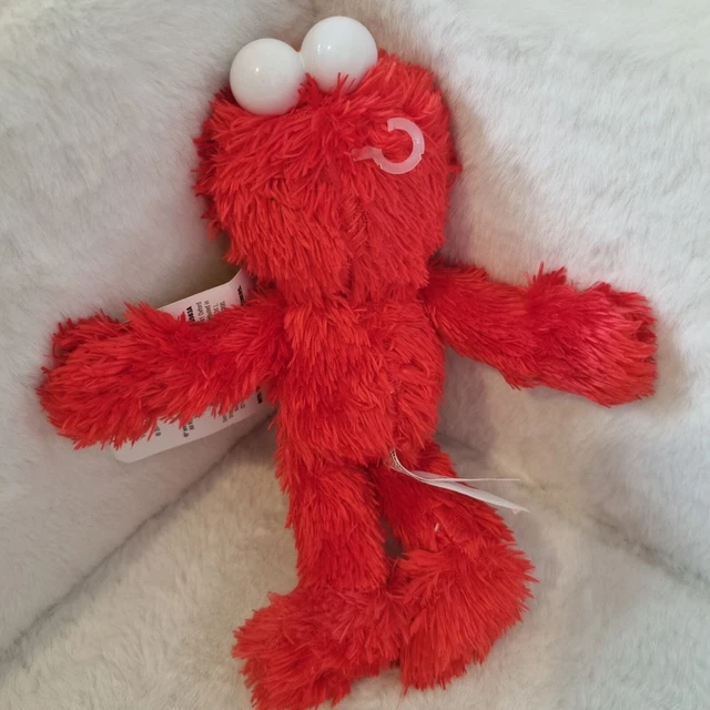 SESAME STREET ELMO 8" 20cm Micro Pal Super Soft Plush Hasbro Playskool ...