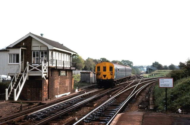 3663 ORIGINAL COLOUR Railway Slide 2 Epb 5651 At Mitcham Junction 1975 ...