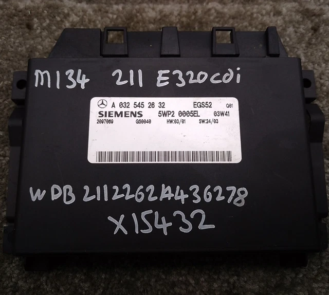 MERCEDES GEARBOX CONTROL Unit Transmission ECU W211 E Class 0325452632 ...