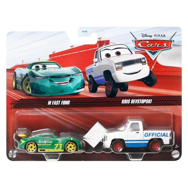 DISNEY PIXAR CARS - Pack 2 Voitures métal 1:55 - M Fast Fong ...
