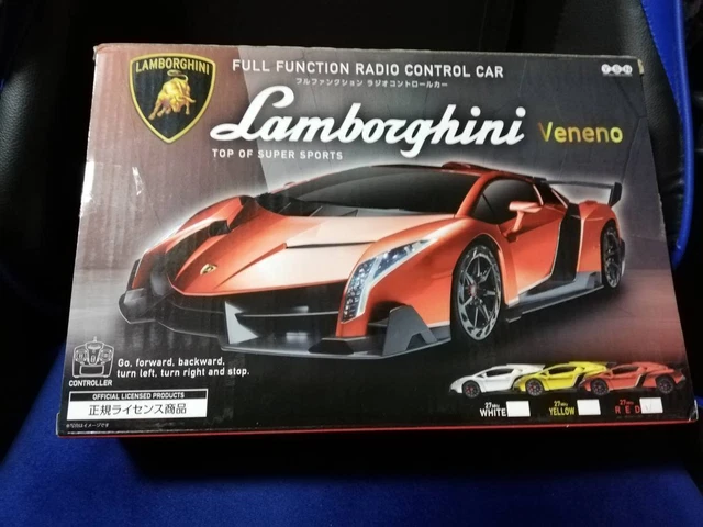 RADIO CONTROLLED CAR Full Function Lamborghini Veneno Red 1/24 Scale ...