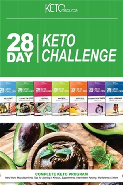 28 DAY KETO Challenge Meal Plan MacroNutrientes Tips For Staying In 