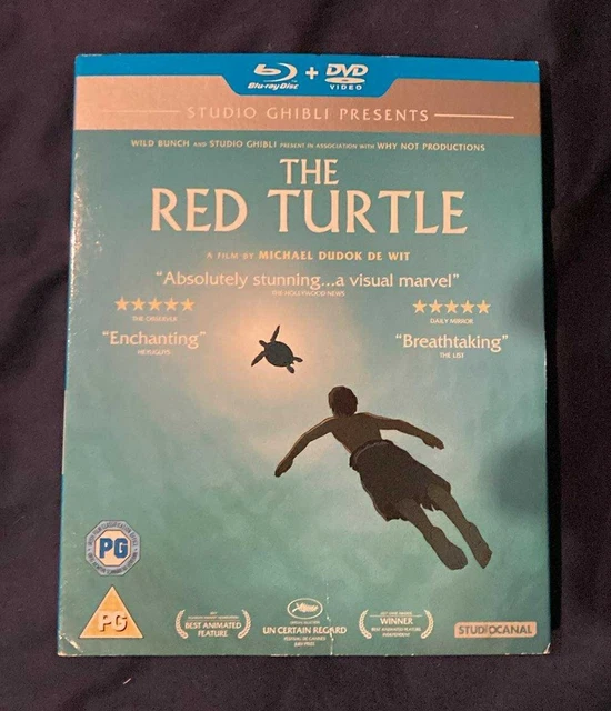 THE RED TURTLE Blu-Ray Slipcase Studio Ghibli £3.31 - PicClick UK