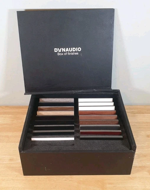 DYNAUDIO BOX OF Finishes Dealer Display Samples £199.99 - PicClick UK