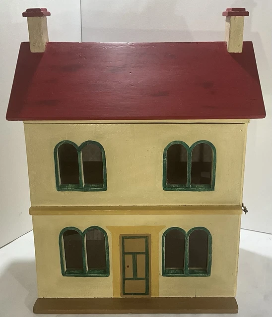 UNUSUAL VINTAGE ARCH Window Doll House, Possibly German, Painted ...