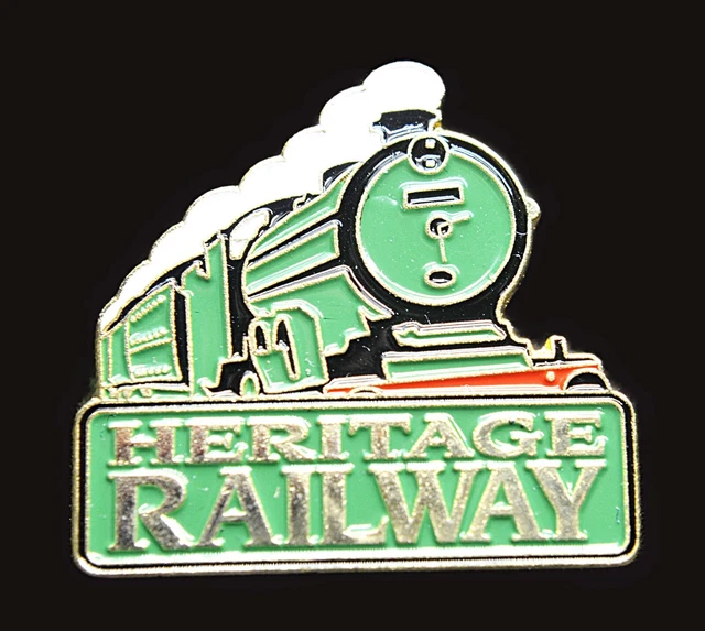 HERITAGE RAILWAY STEAM Train Locomotive Pin Badge £5.50 - PicClick UK