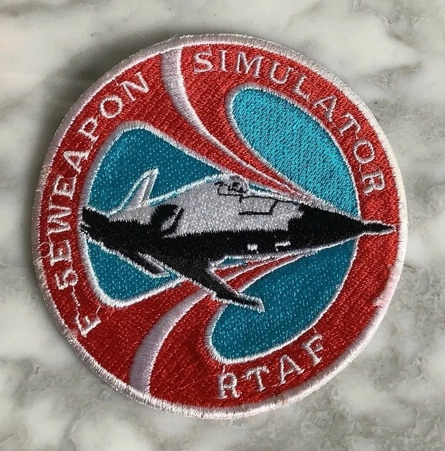 ROYAL THAI AIR Force F-5E Weapon Simulator embroidered cloth patch £4. ...