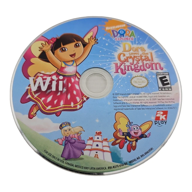 DORA THE EXPLORER Dora Saves the Crystal Kingdom Disc (Nintendo Wii ...