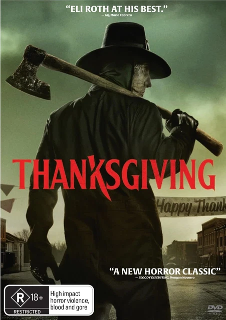 THANKSGIVING *LIKE NEW* R4 Dvd Patrick Dempsey Gina Gershon Addison Rae ...