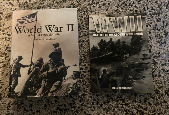 WORLD WAR II A VISUAL ENCYCLOPEDIA JOHN KEEGAN/ Battles Of The Second ...