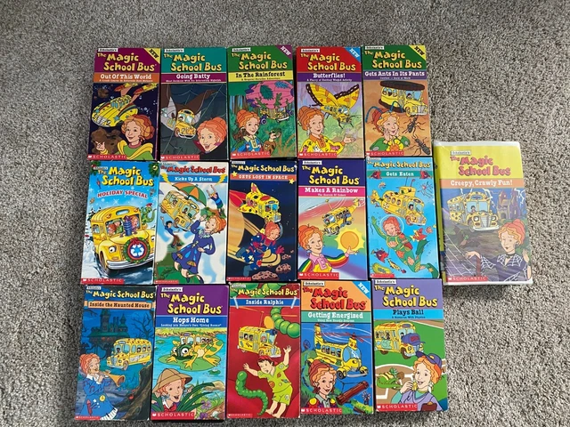 16 THE MAGIC School Bus by Scholastic VHS Video Lot - All Different £29 ...