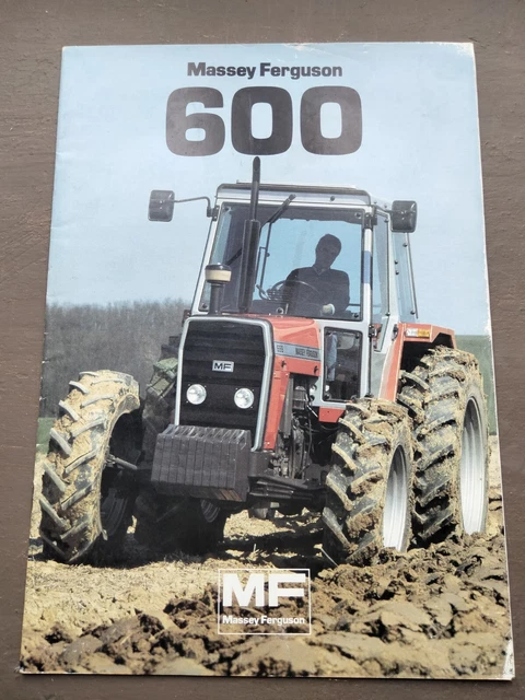 BROCHURE TRACTEUR MASSEY Ferguson Mf 600 Tractor Brochure EUR 12,50 - PicClick IT