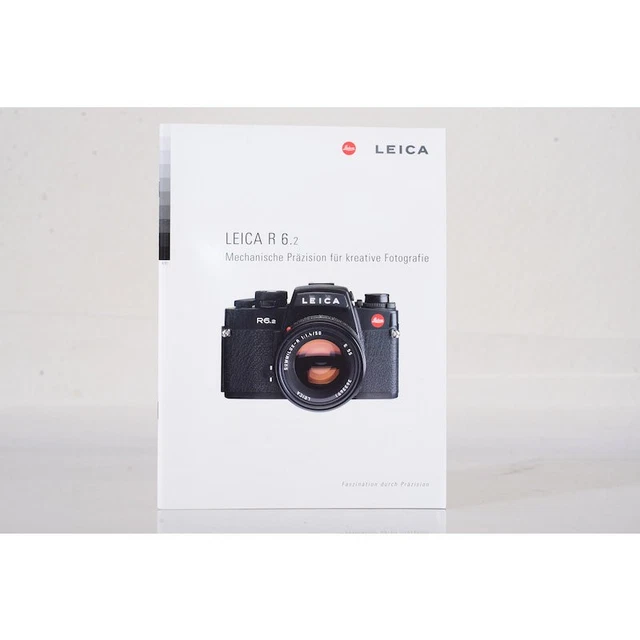 LEICA R6.2 BROCHURE/BROCHURE/ Booklet/Leaflet/Broschure/German $41.53 ...