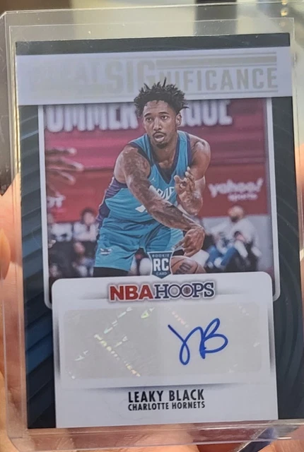 LEAKY BLACK 2023-24 calabroni autografi NBA Hoops Great Significance ...