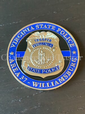 Virginia State Police Challenge Coin FOR SALE! - PicClick UK