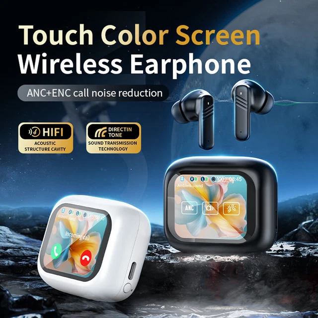 WIRELESS EARBUDS BLUETOOTH Headphones LCD Smart Touch Screen Headset Earphone AU $32.99 ...