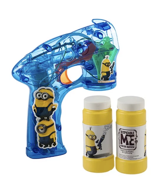 UNIVERSAL STUDIOS DESPICABLE Me Minion Lumineux Bulles Gun Neuf Avec ...