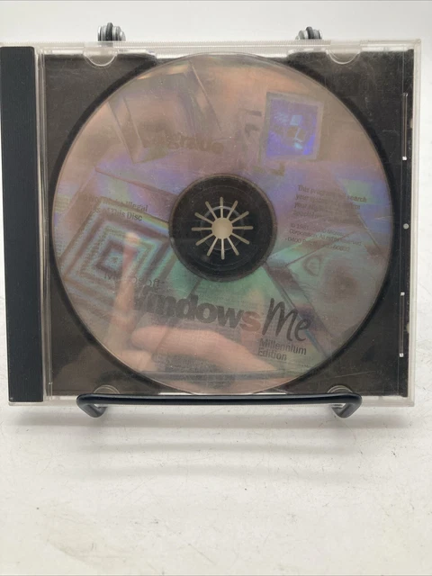 MICROSOFT WINDOWS ME Millennium Edition Disc And Product Key (READ ...