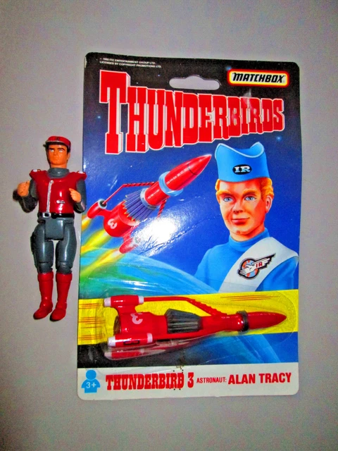 MATCHBOX THUNDERBIRDS 3 Rescue Vehicle Die-Cast Metal 1992+Cpt.Scarlet ...