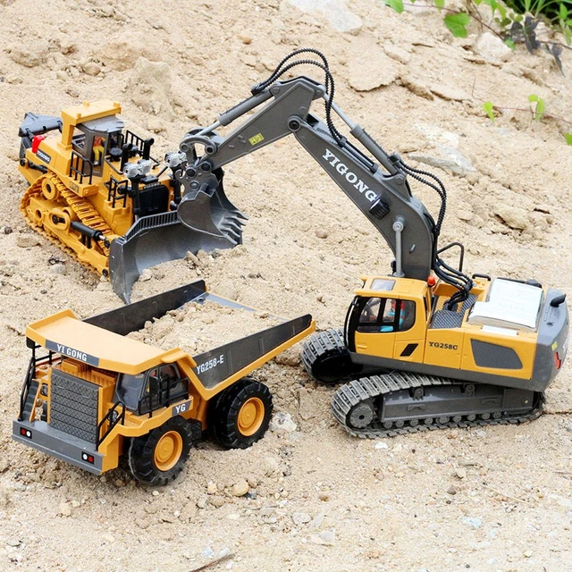 DIGGER RC TRUCK Engineering Vehicle Construction 1:20 Remote Control ...