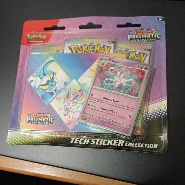 POKÉMON TCG PRISMATIC Evolutions Tech Sticker Collection Sylveon - IN ...