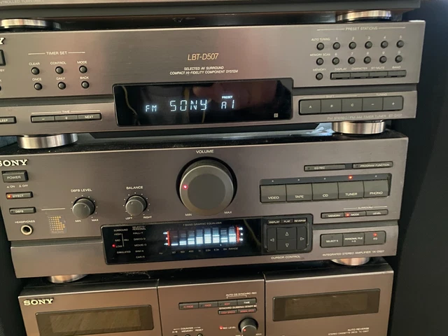 SONY LBT D507 Hifi Stack System With Remote And Speakers £399.00 ...