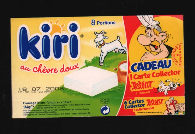 UDERZO . ASTÉRIX . Carton D'emballage Kiri Chèvre ( 1 ) . 2005 . ( P24 ...